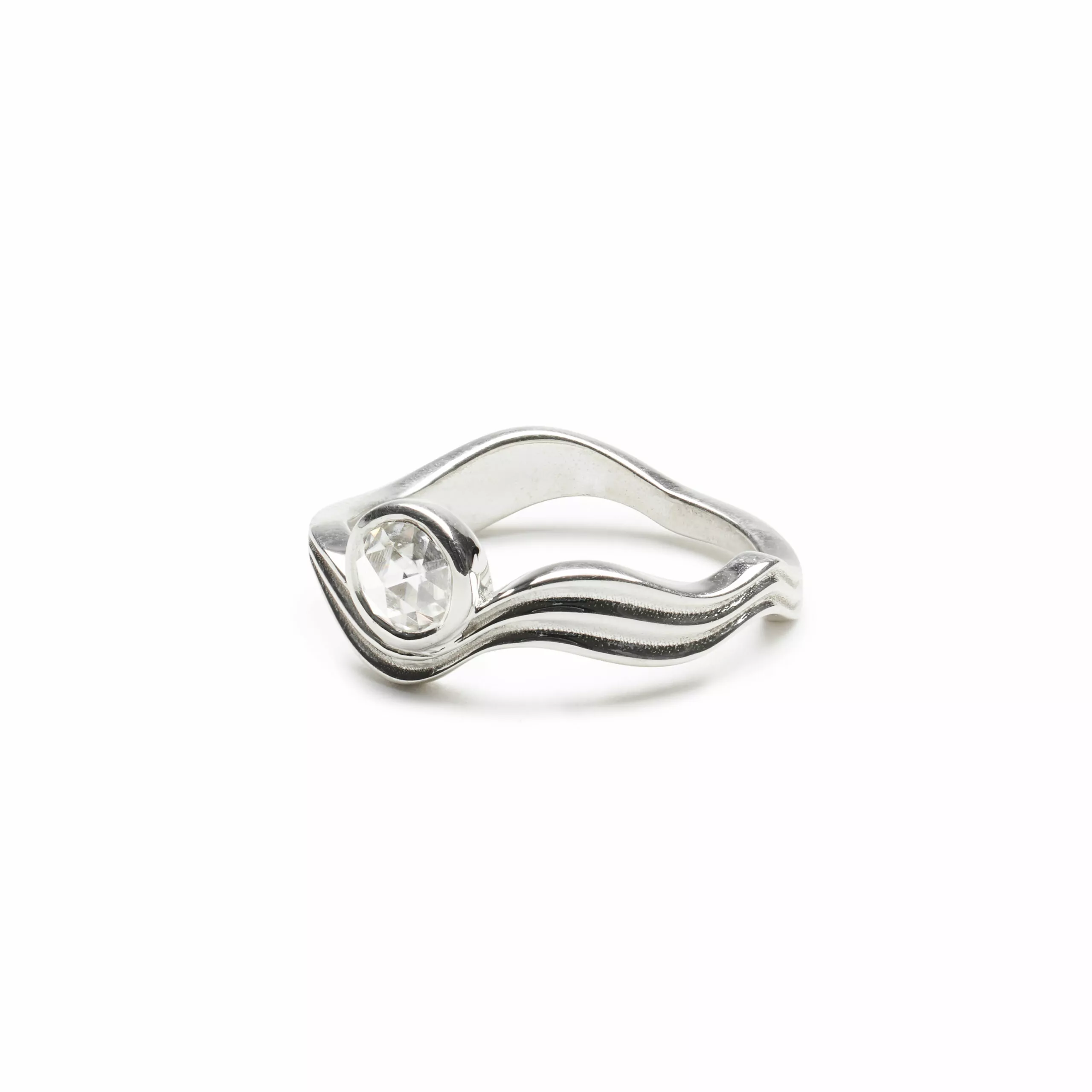 River Ring with Diamonds – Courtney Reckord